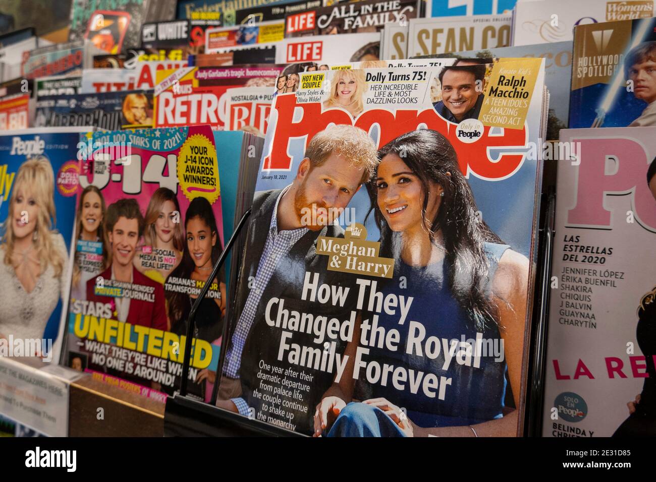A Stack Of Gossip Magazines