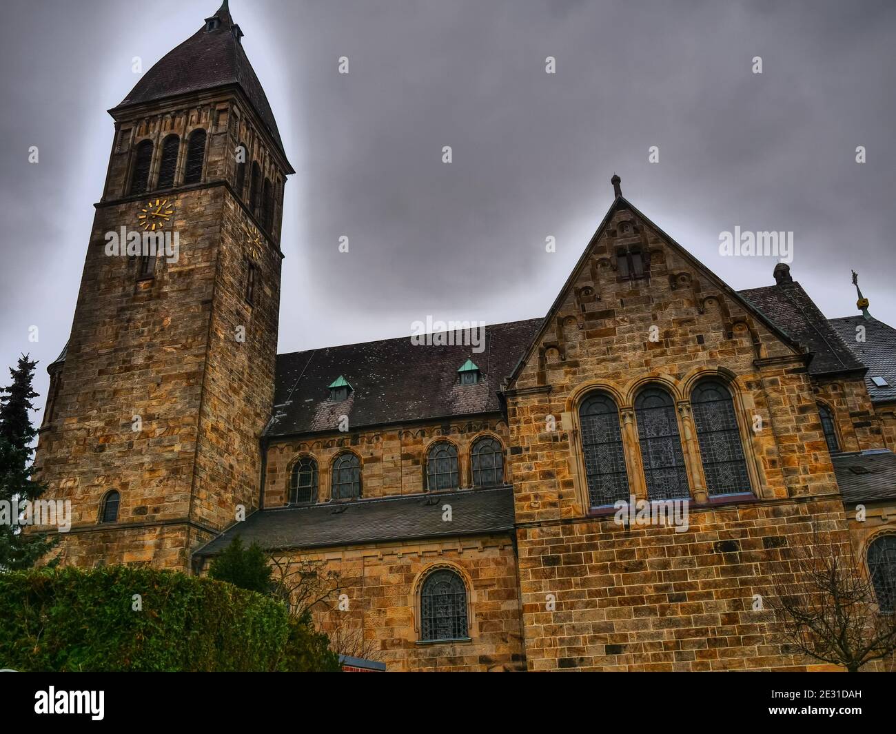 the small village of lette in westphalia Stock Photo - Alamy