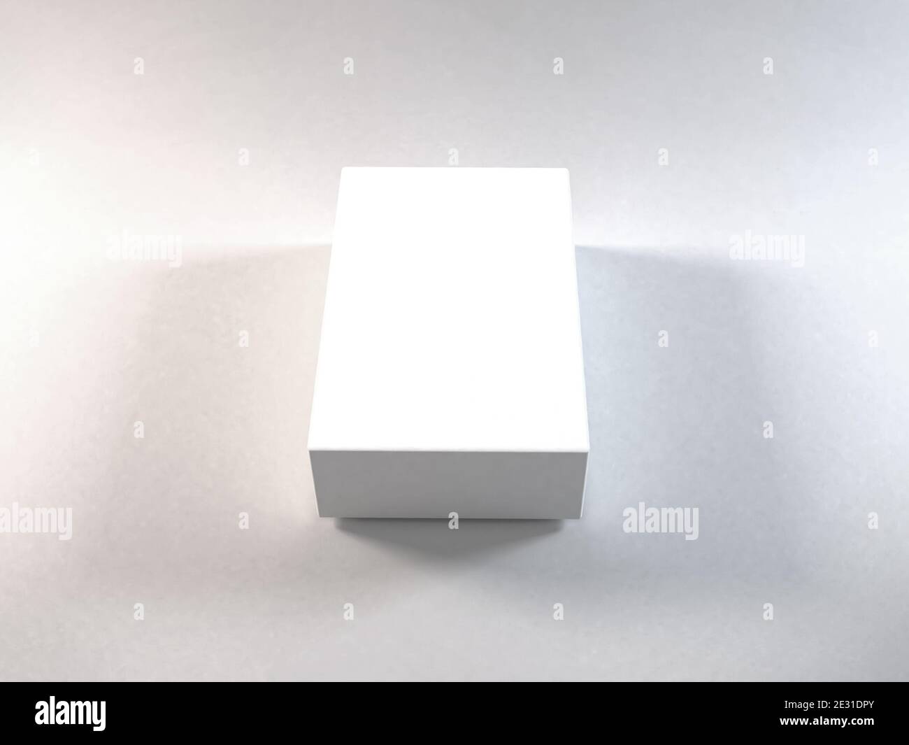 Realistic Long Box Packaging Mockup Template Stock Photo - Alamy