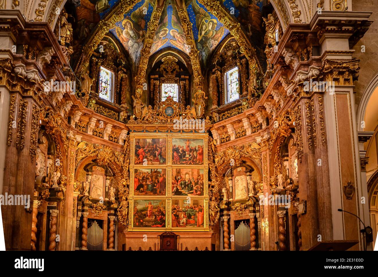 Inside Valencia Cathedral, Valencia, Spain Stock Photo - Alamy