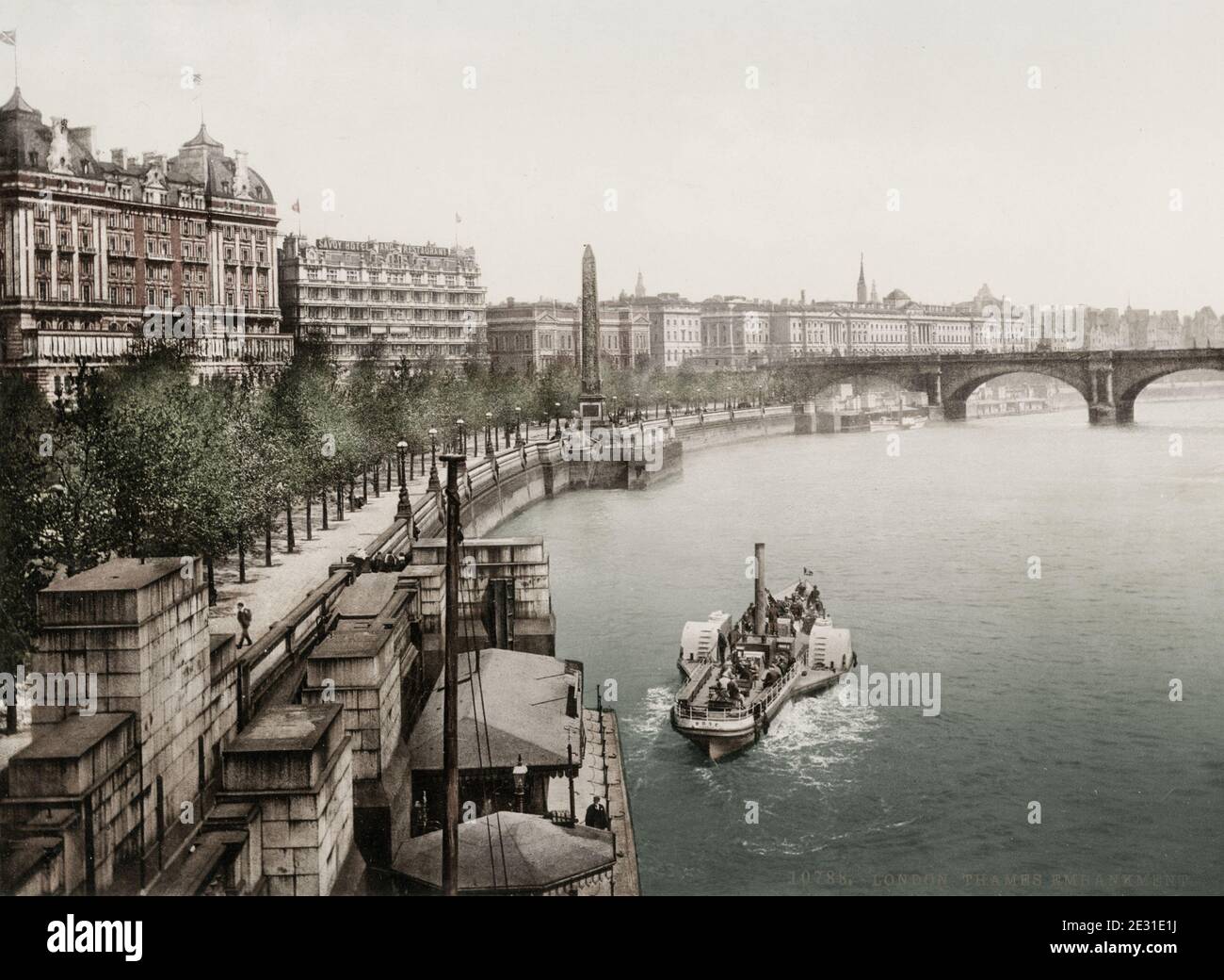 19th century london embankment hi-res stock photography and images - Alamy