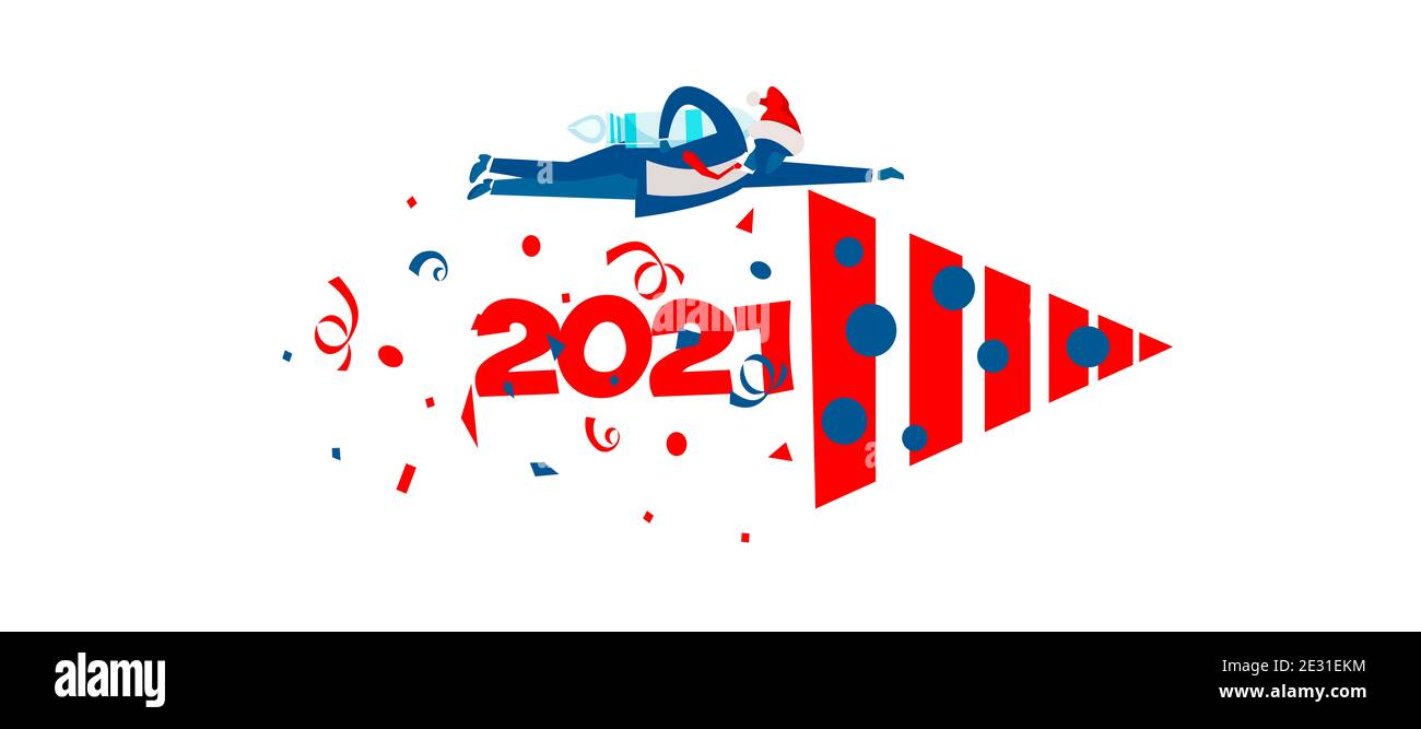 Creative design concept for the year 2021. 3D illustration Stock Photo ...