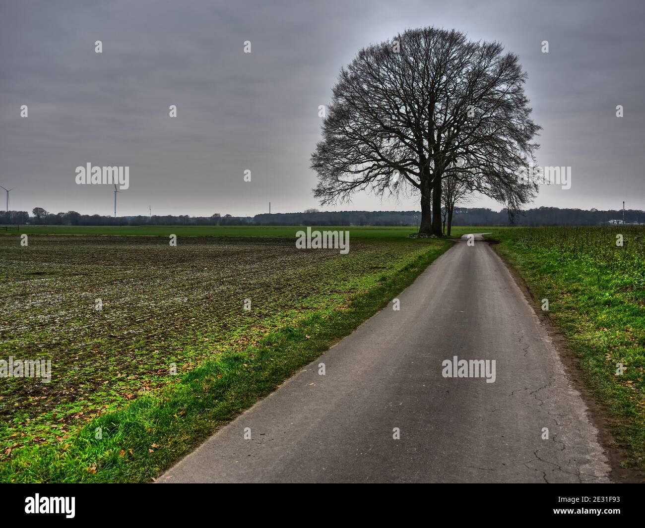 the small village of lette in westphalia Stock Photo - Alamy