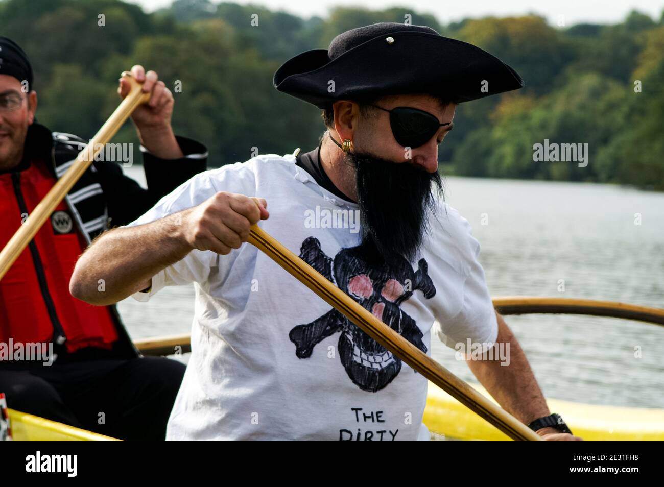 People having fun paddling V6 Hawaiian outrigger canoes (known as va'a ...