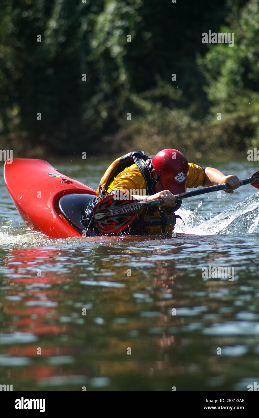 Canoe flip hi-res stock photography and images - Alamy