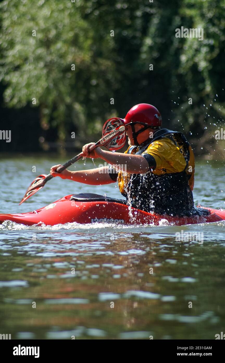 Canoe flip hi-res stock photography and images - Alamy