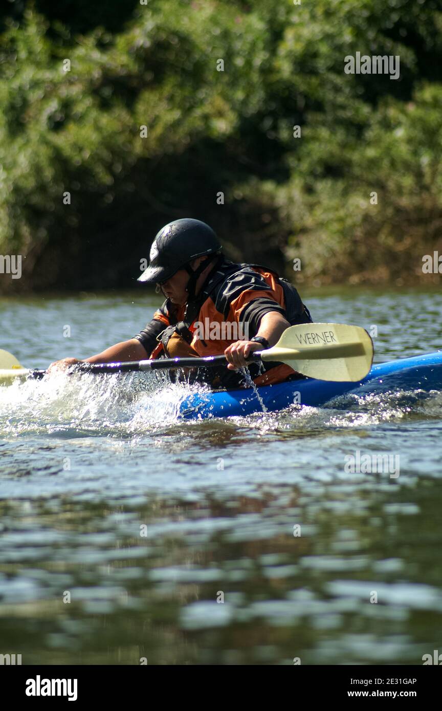 Canoe flip hi-res stock photography and images - Alamy