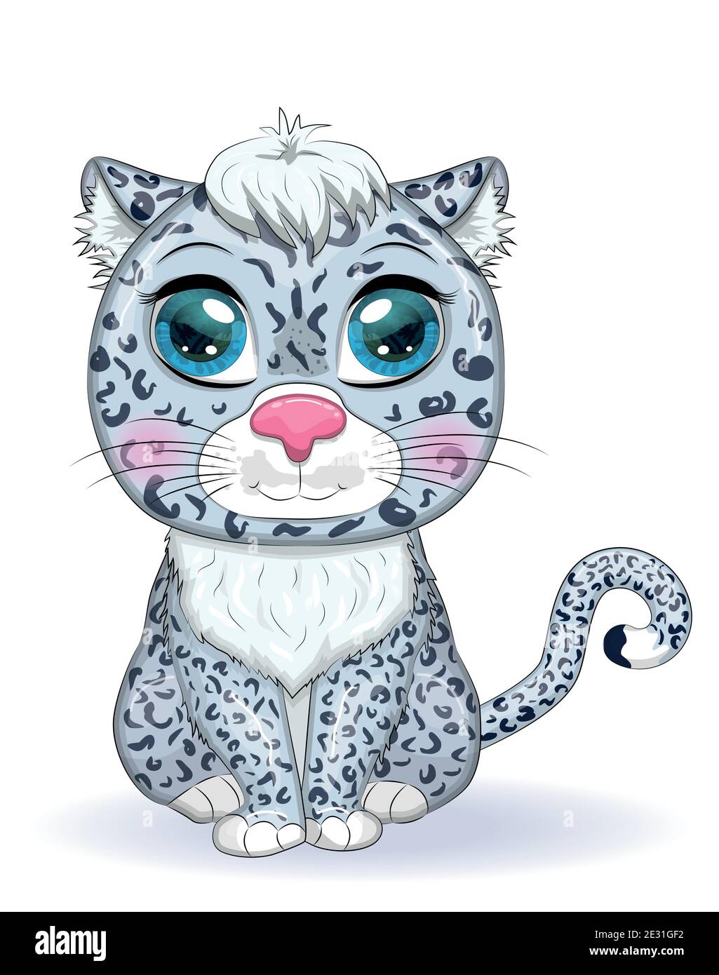 Cute Snow Leopard Drawings