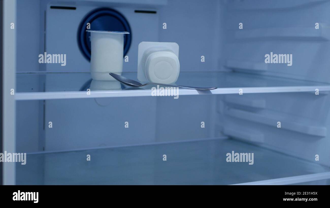 Empty fridge freezer hi-res stock photography and images - Alamy