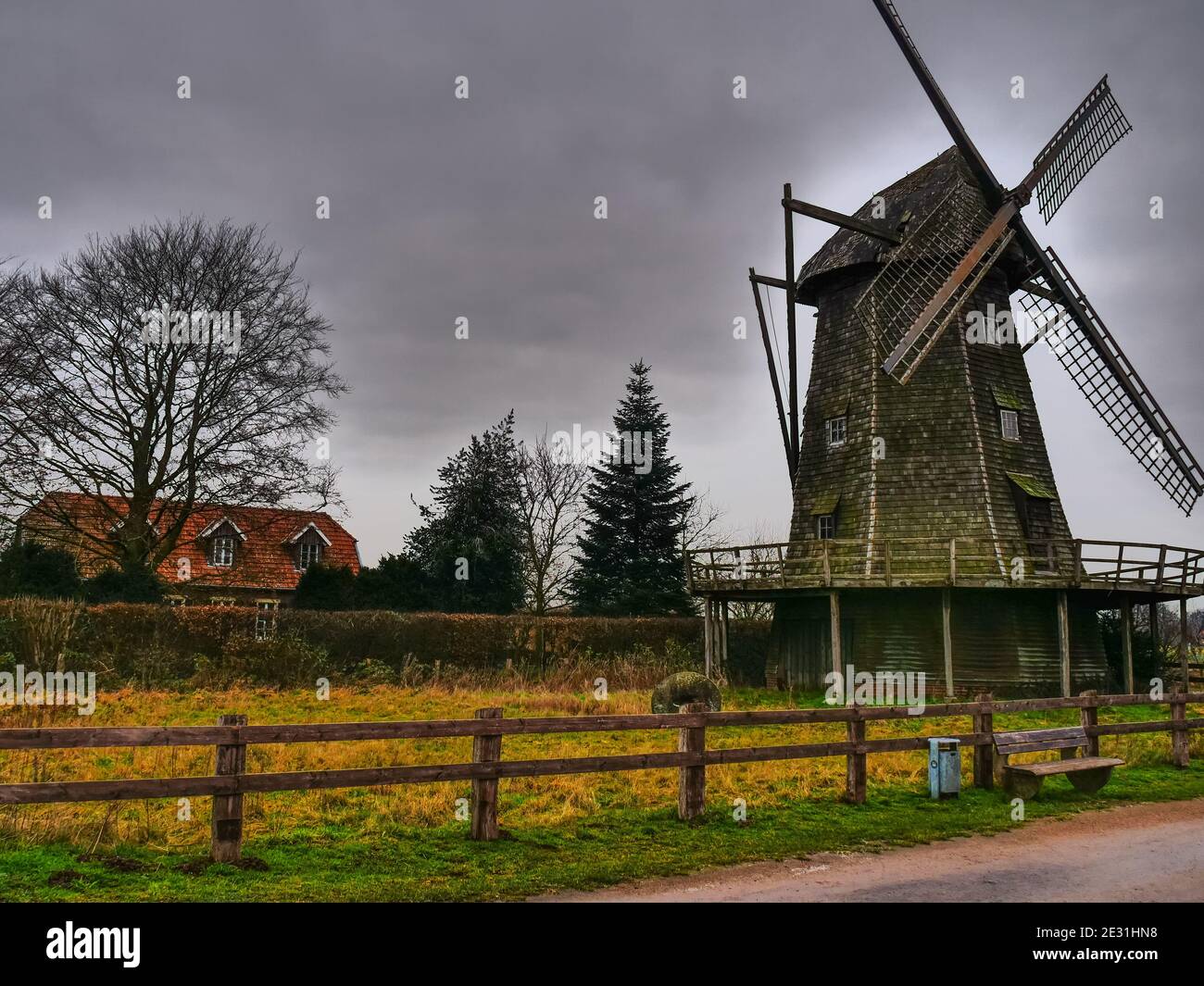 the small village of lette in westphalia Stock Photo - Alamy