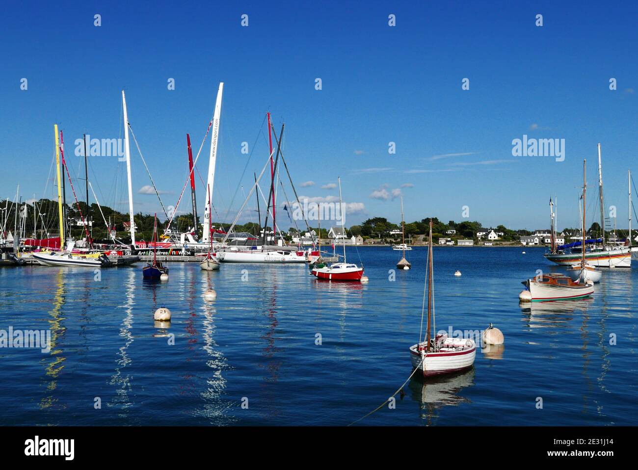 La Trinite-sur-Mer marina, Morbihan, Bretagne, Brittany, France, Europe ...