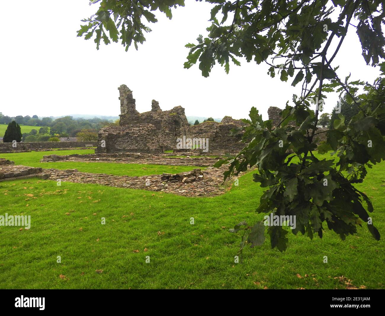 A 2020 view of the remains of Sawley Abbey, a former abbey of ...