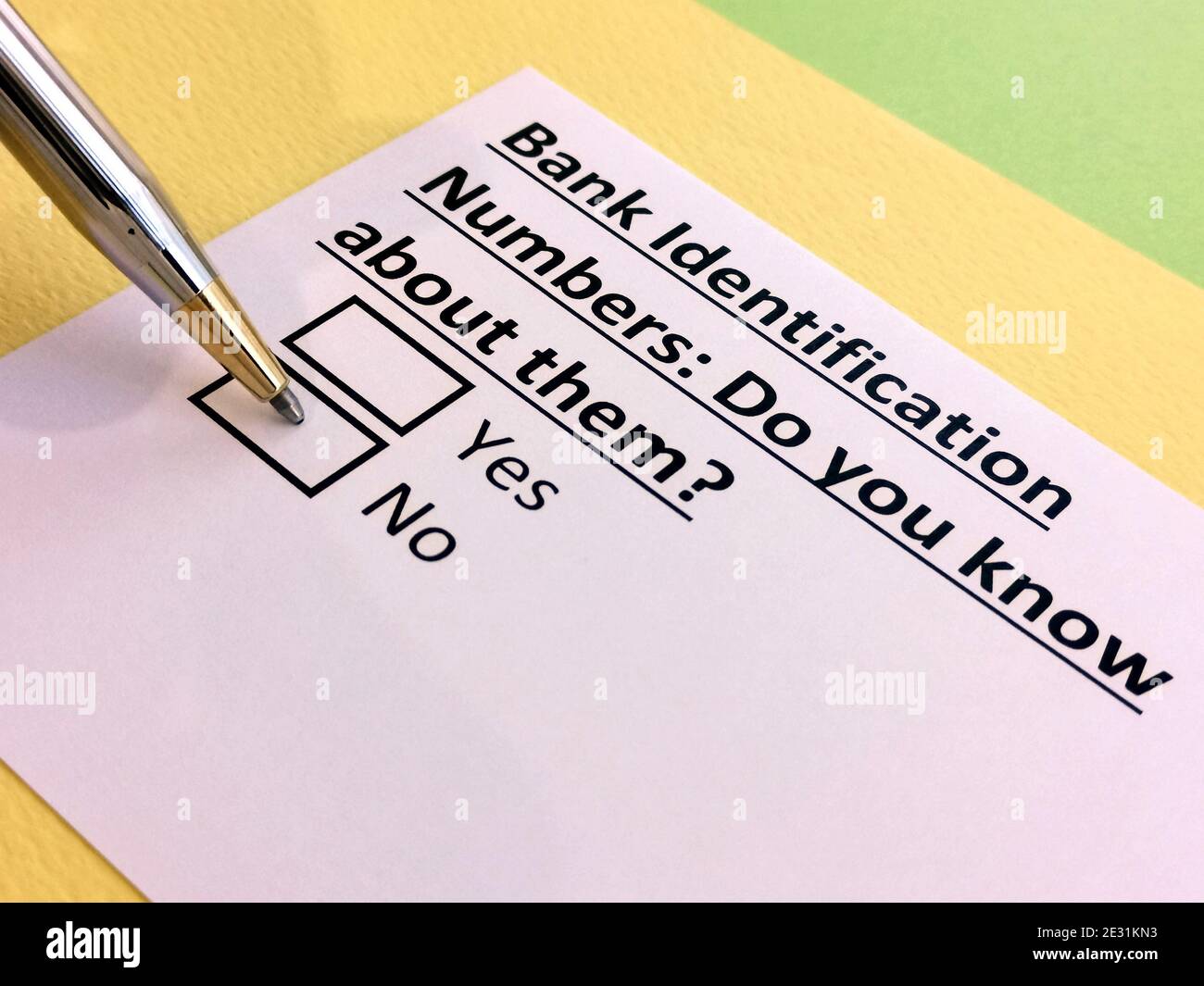 Identification numbers hi-res stock photography and images - Alamy