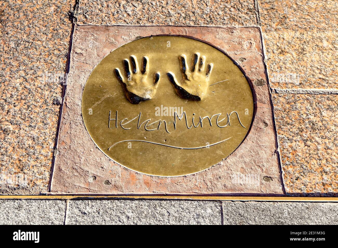Famous handprints hi-res stock photography and images - Alamy