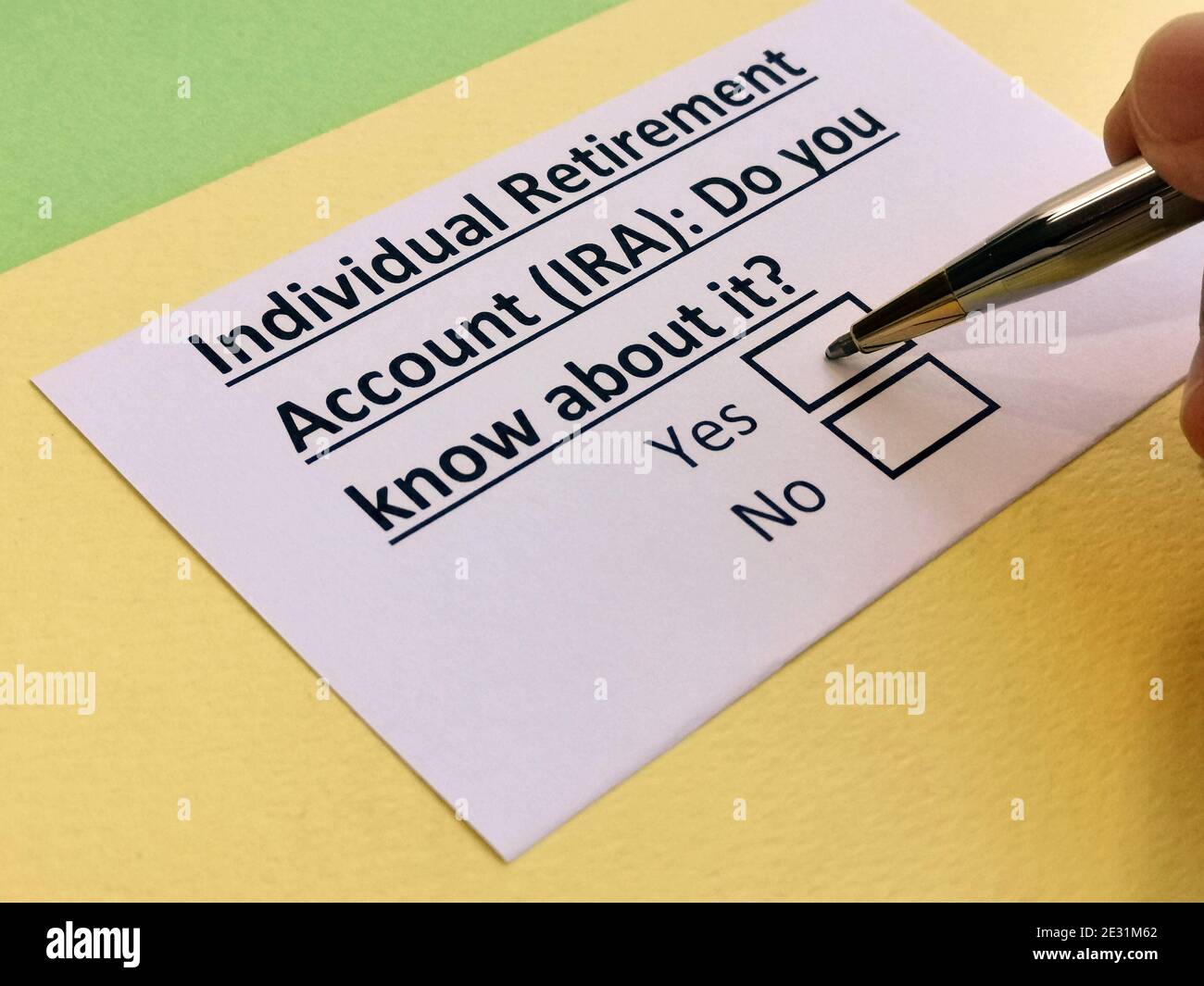 Individual retirement account hi-res stock photography and images - Alamy