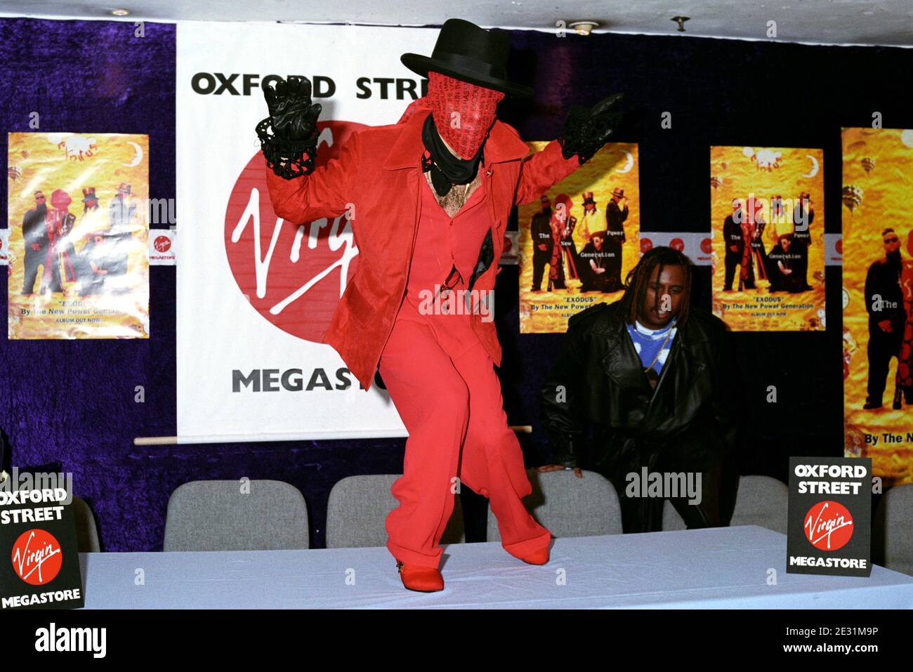 Prince and the New Power Generation launching his new album Exodus at ...