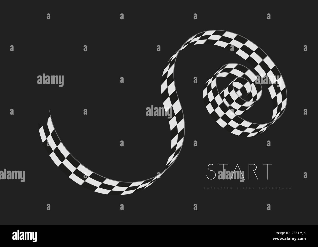 Checkered racing flag vector vectors hi-res stock photography and ...