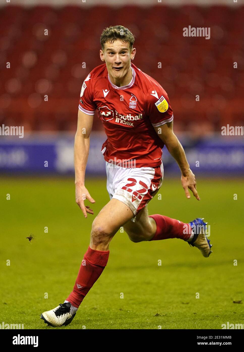 Nottingham Forest's Ryan Yates celebrates after scoring his sides third ...