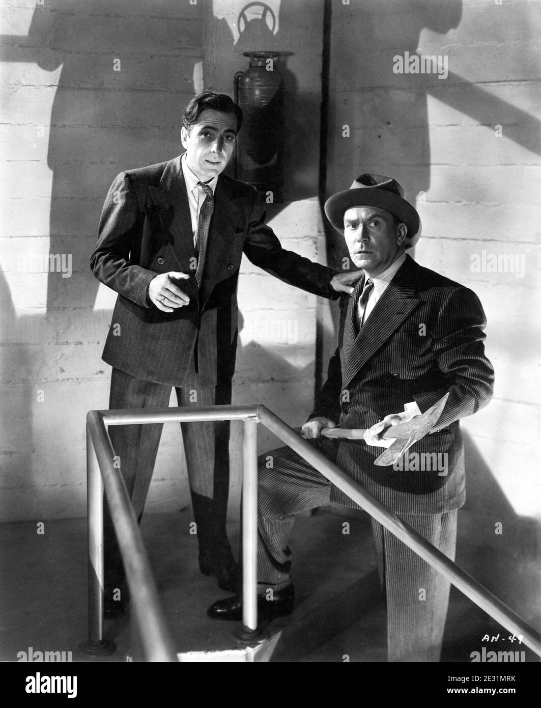 HUMPHREY BOGART and WILLIAM DEMAREST in ALL THROUGH THE NIGHT 1942 ...