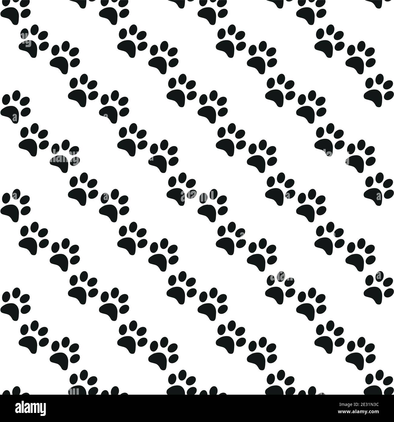 Cute seamless background. Cartoon paw for wallpaper design. Cartoon ...