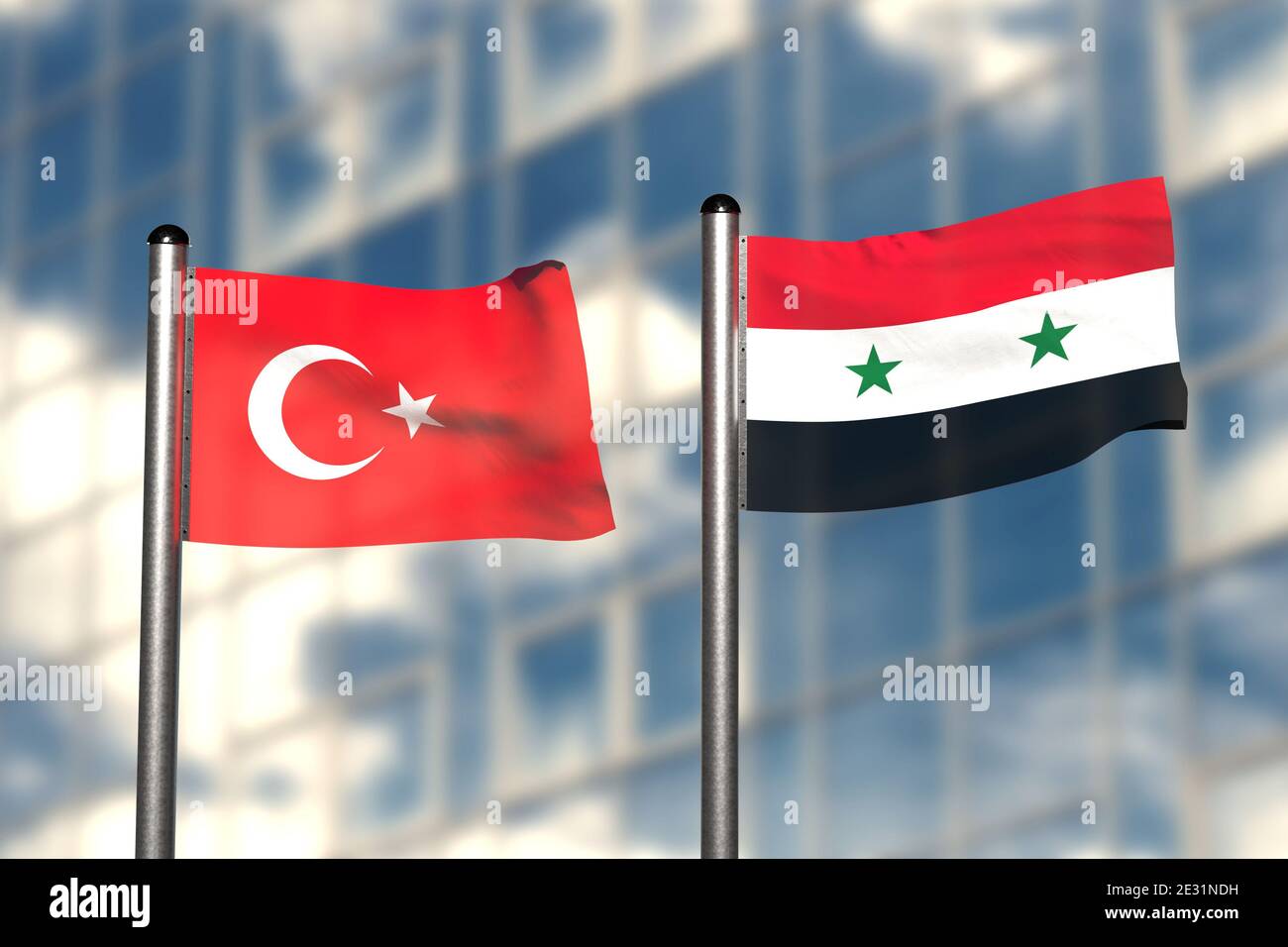 Turkey syria map hi-res stock photography and images - Alamy