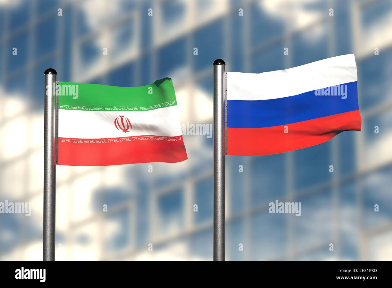 Iran russia map hi-res stock photography and images - Alamy