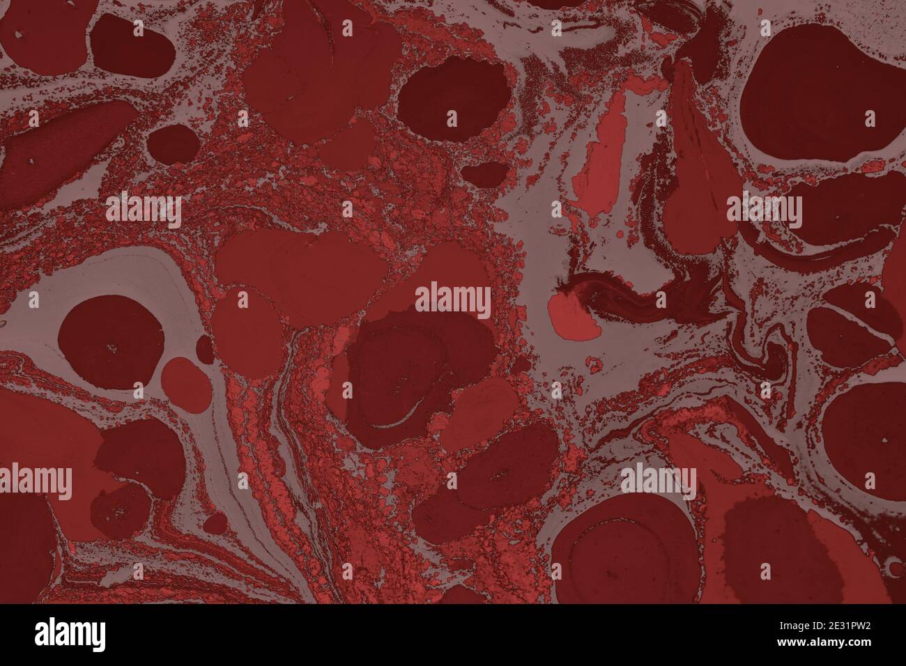 Fantastic illustration of mixed paints with white and red colors Stock ...