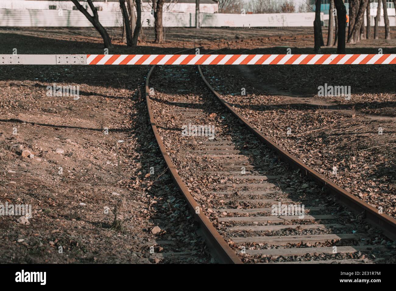 Railway dead end hi-res stock photography and images - Alamy