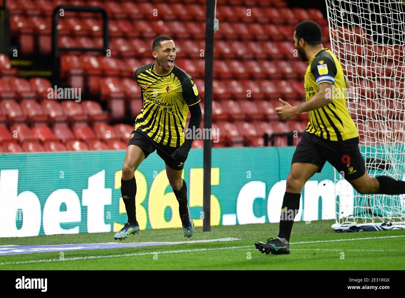 Joao pedro celebrates 2021 watford hi-res stock photography and images ...