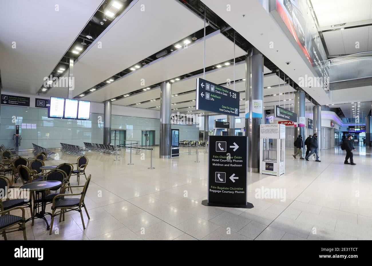 Arrivals hall terminal 2 dublin airport hi-res stock photography and ...