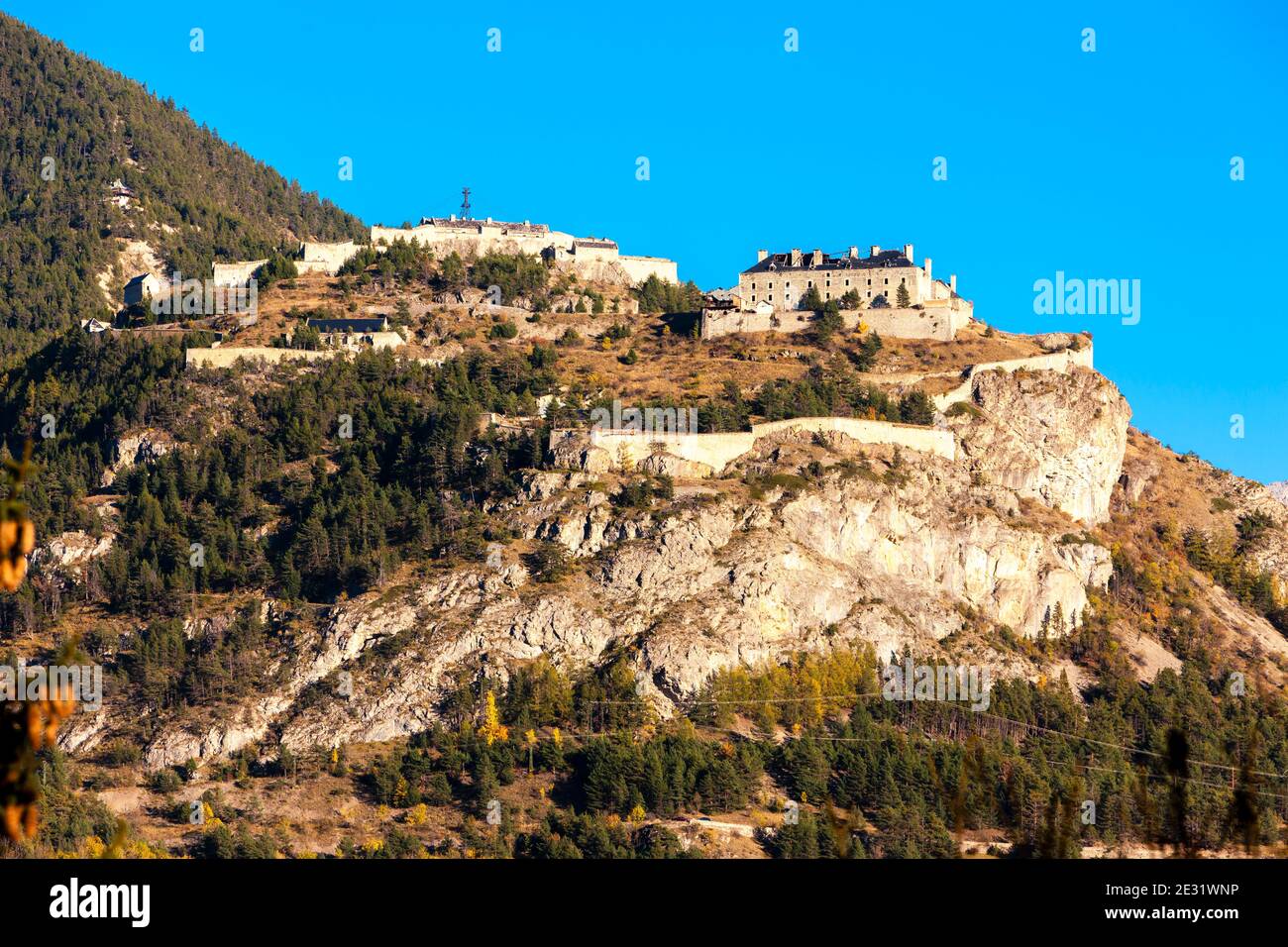 old fortification town Briancon in France Stock Photo - Alamy