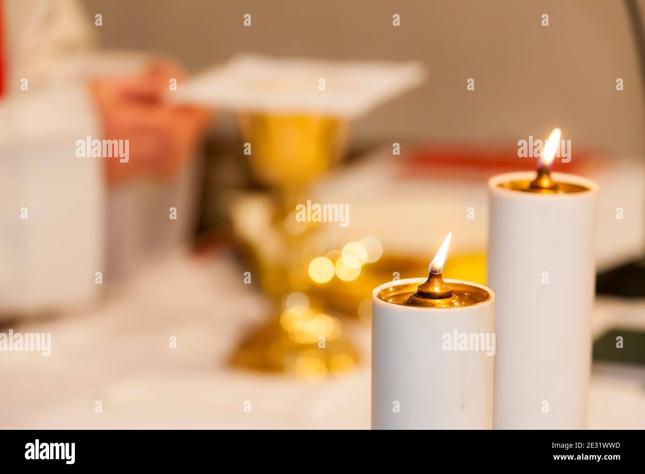 Christian worship at the wedding ceremony Stock Photo - Alamy