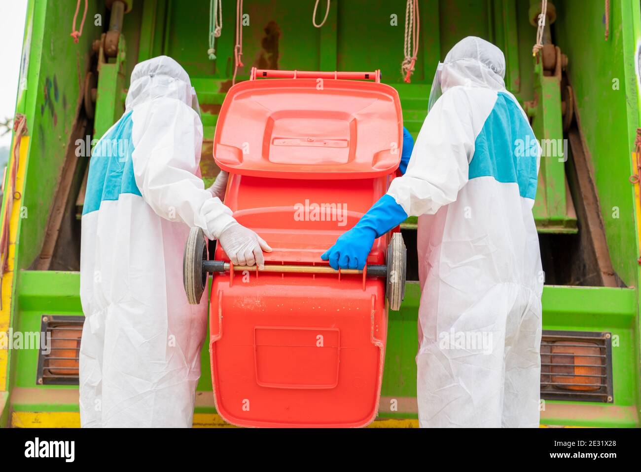 Man wear trash bag hi-res stock photography and images - Alamy