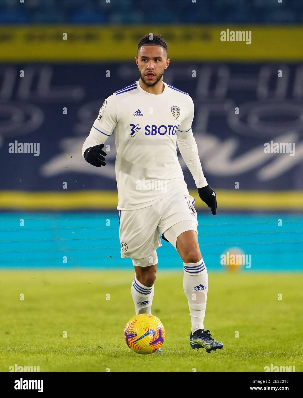 Leeds United's Tyler Roberts during the Premier League match at Elland ...
