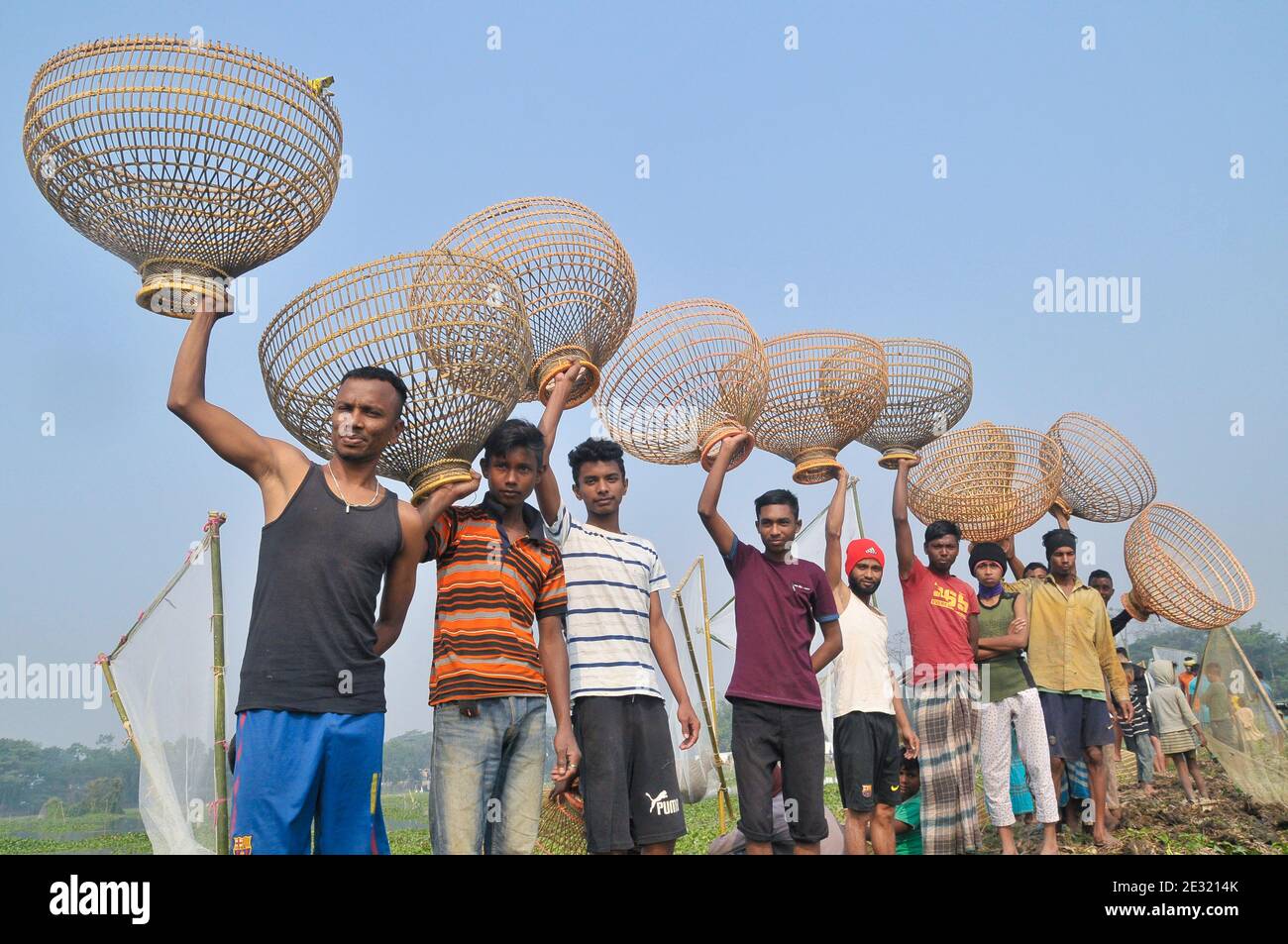 Polo Bawa Utshob, a 200 year old festival. Villagers gather with their ...