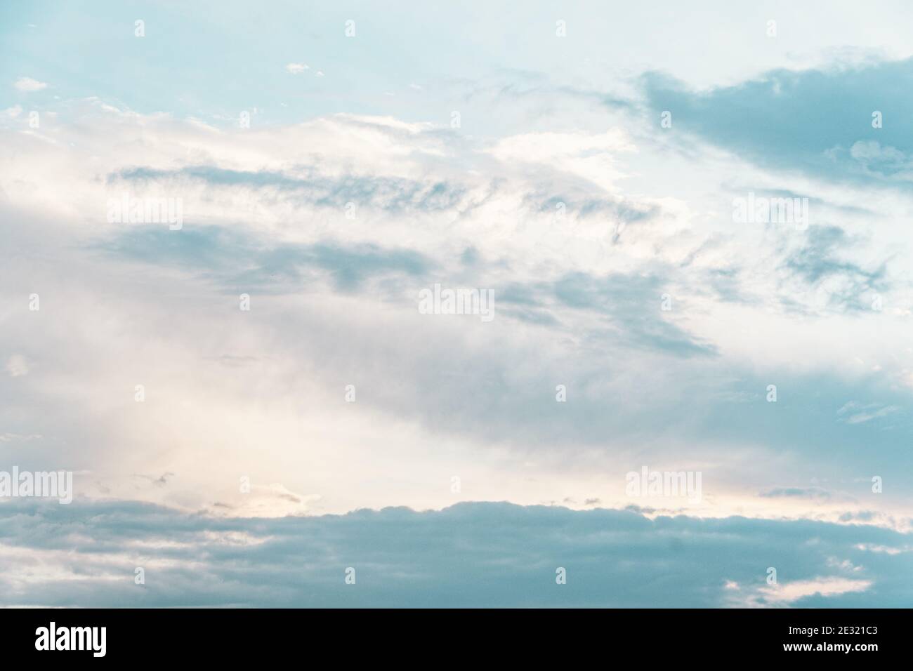 Soft cloud texture on blue sky background Stock Photo - Alamy