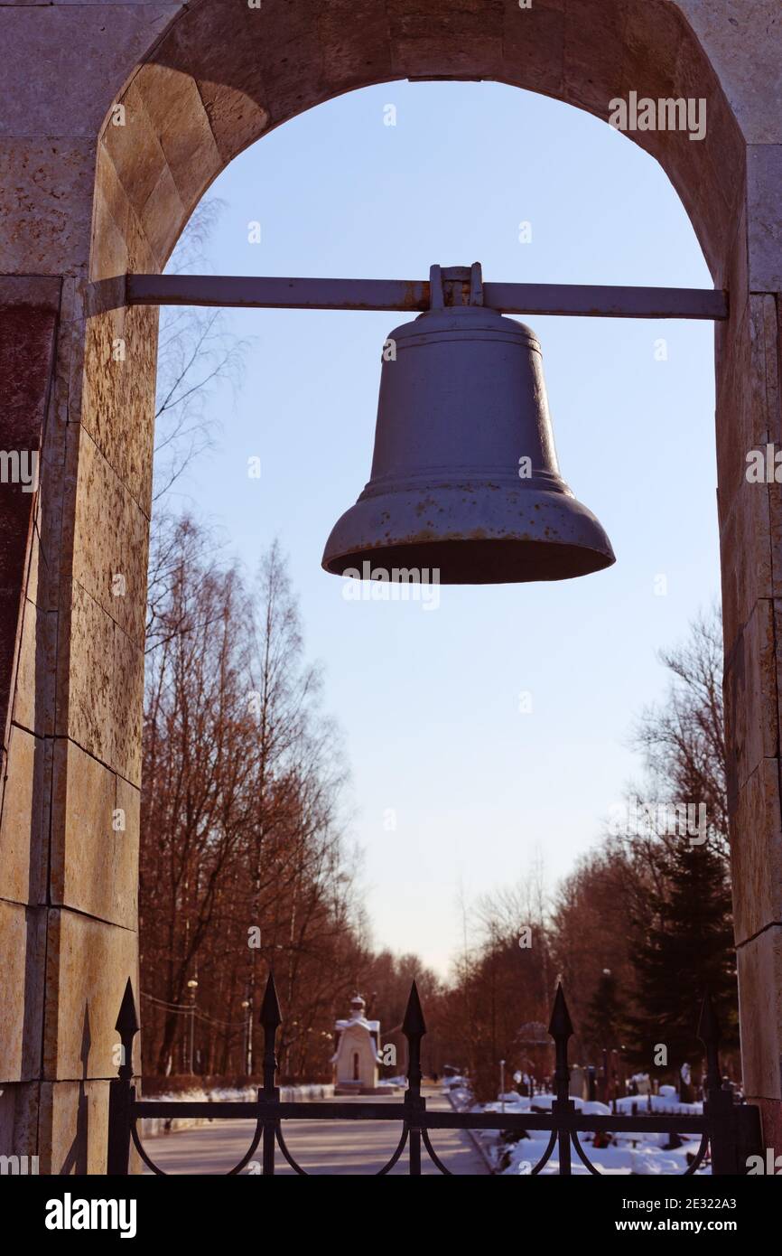 Cemetery grave bell hi-res stock photography and images - Alamy