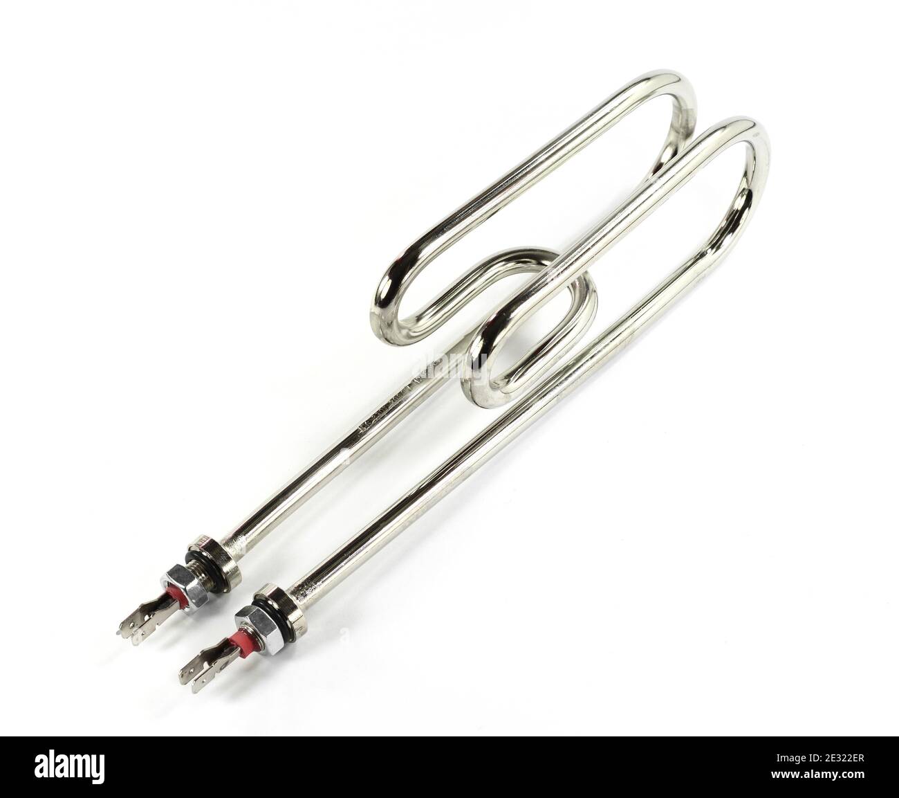 Electric heating element isolated on white background Stock Photo - Alamy