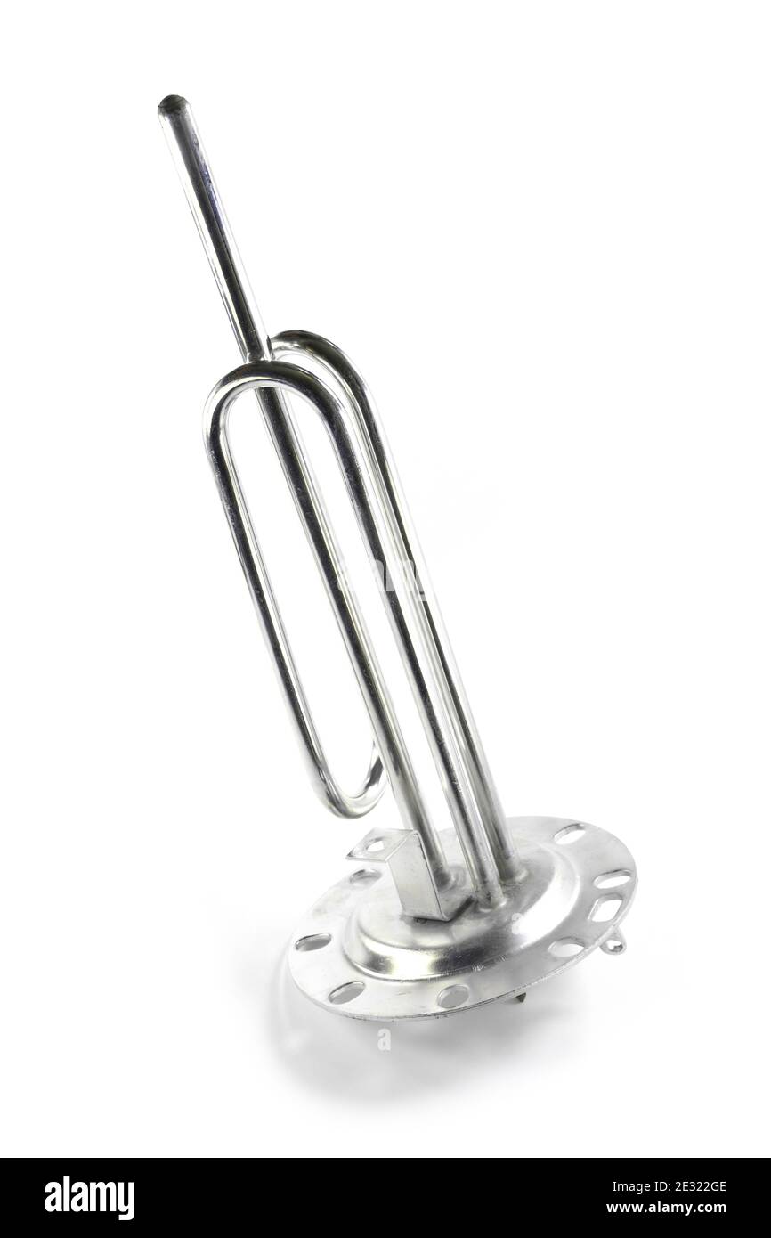 Electric heating element isolated on white background Stock Photo - Alamy