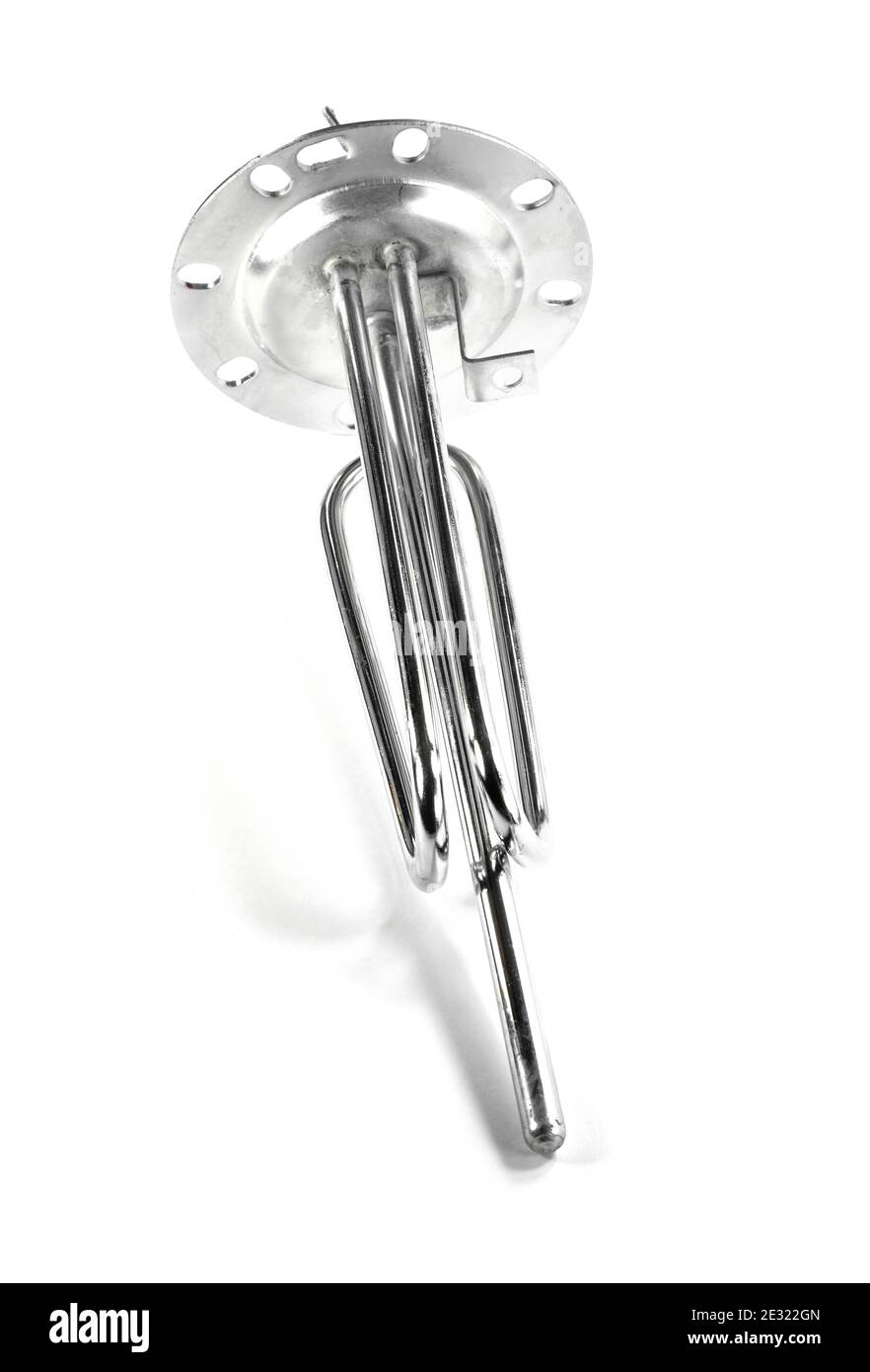 Electric heating element isolated on white background Stock Photo - Alamy