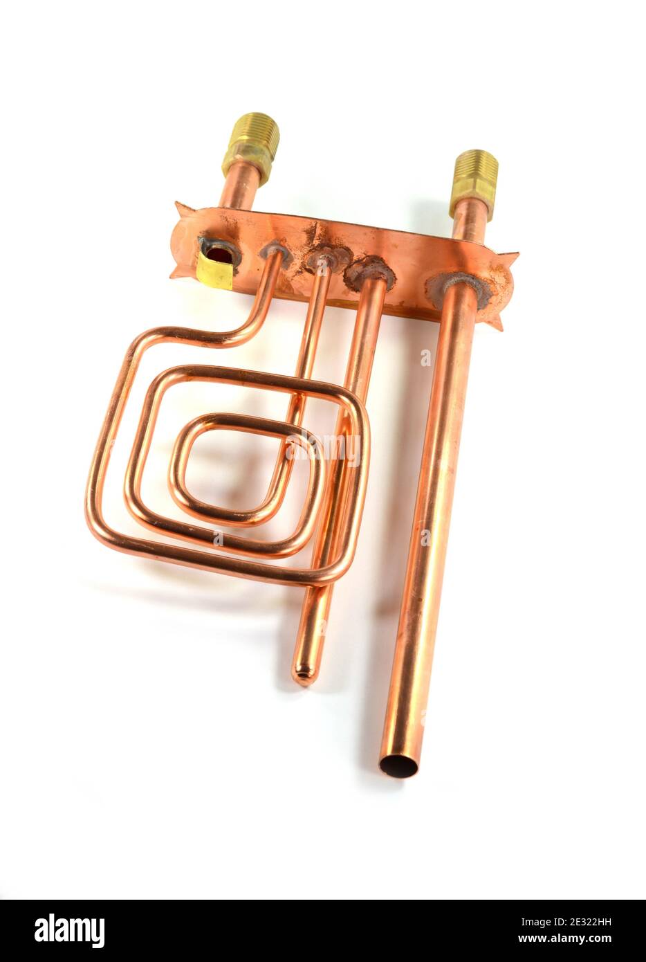 Electric heating element isolated on white background Stock Photo - Alamy