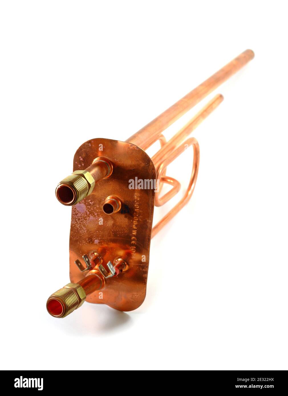 Electric heating element isolated on white background Stock Photo - Alamy