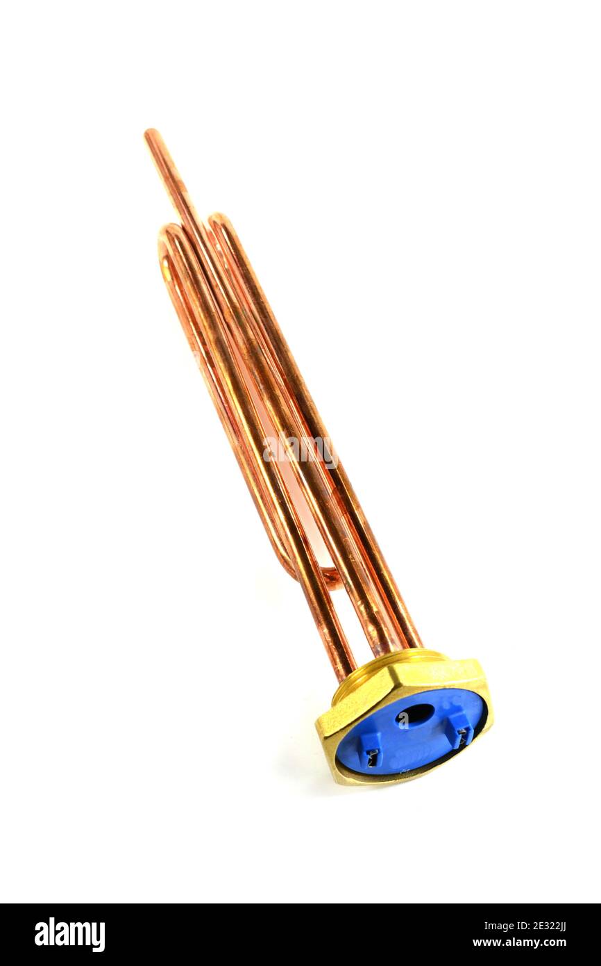 Electric heating element isolated on white background Stock Photo - Alamy