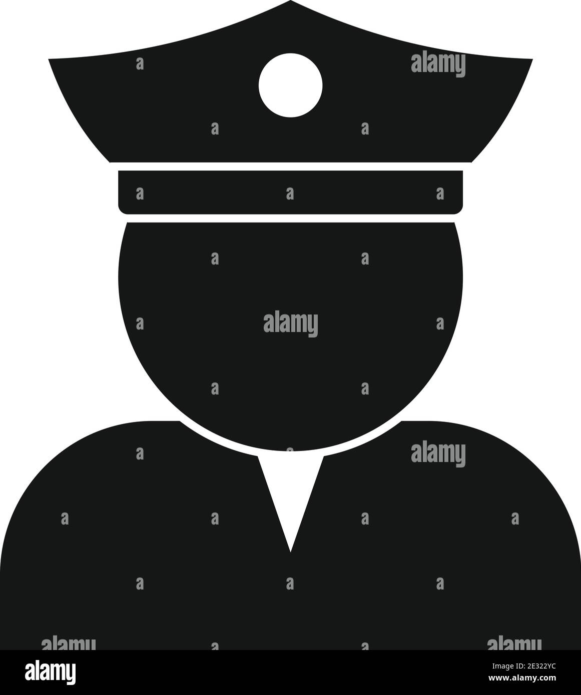 Guard man icon, simple style Stock Vector Image & Art - Alamy