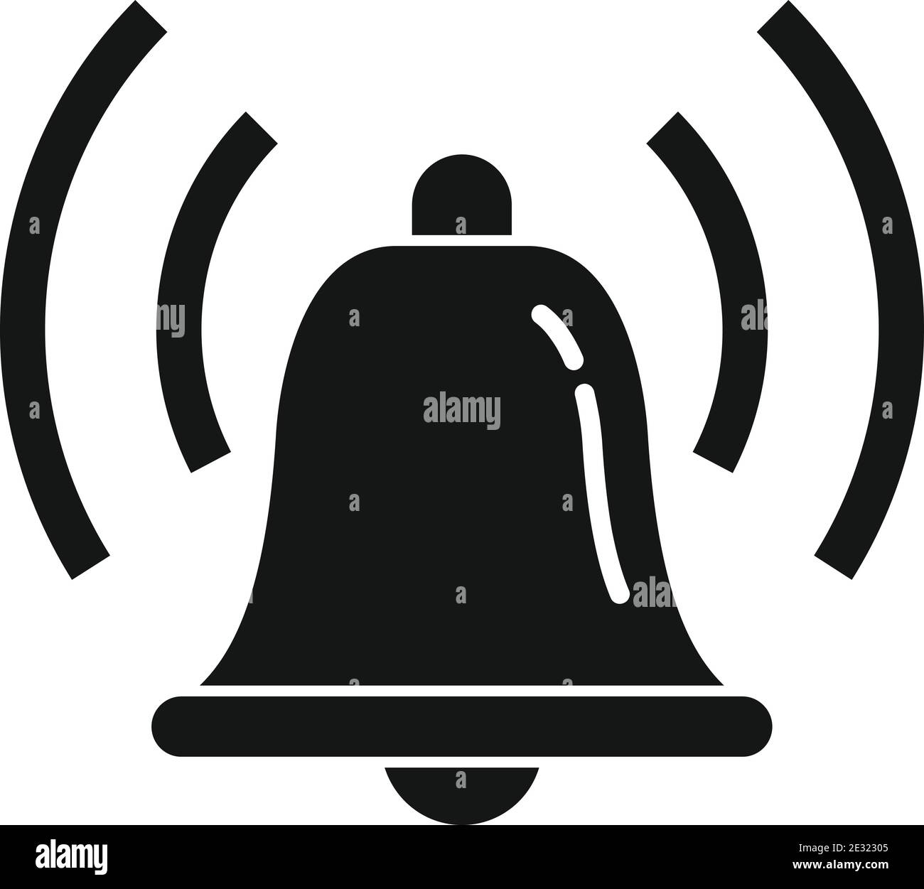 Bell security icon, simple style Stock Vector Image & Art - Alamy