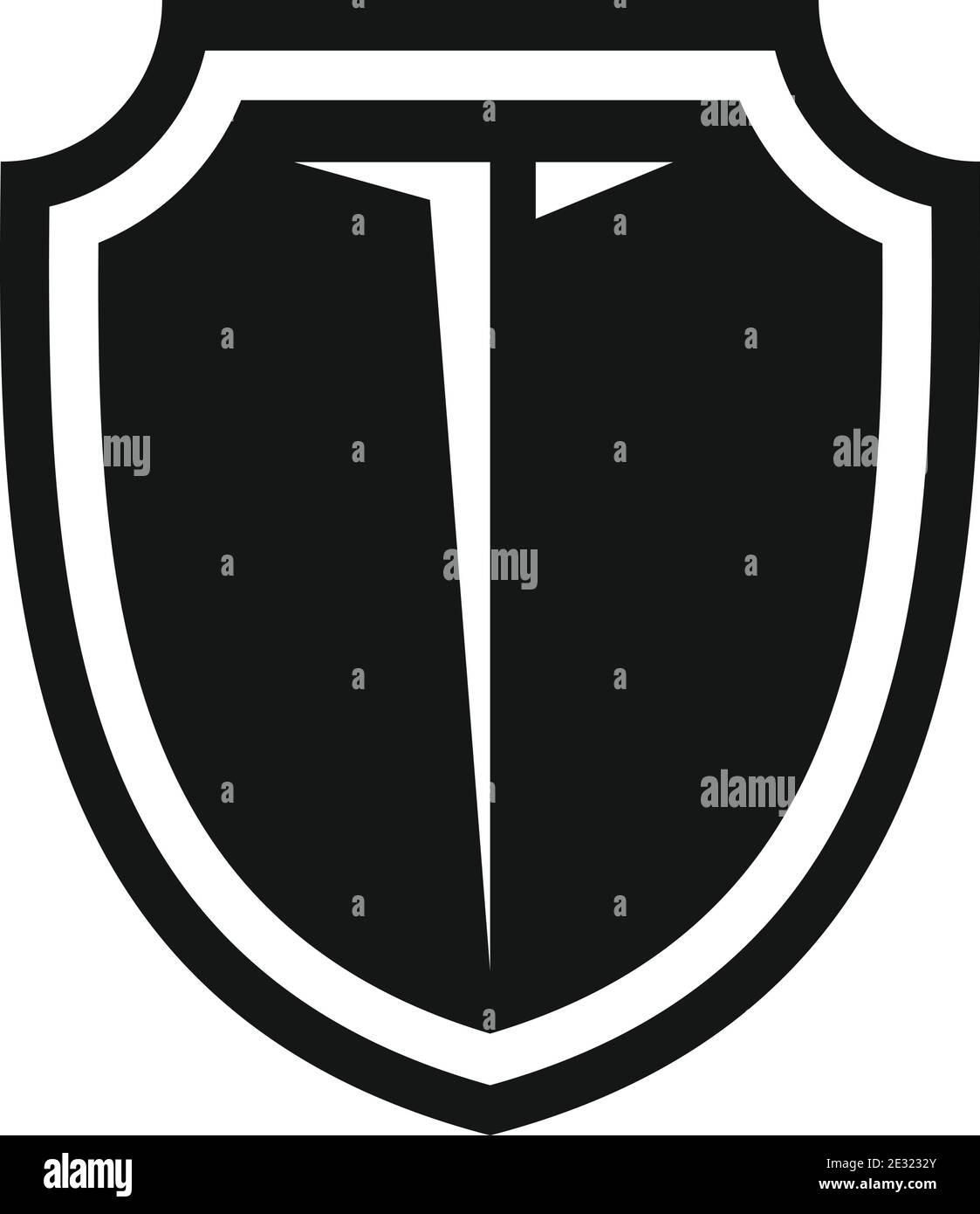 Guard shield icon, simple style Stock Vector Image & Art - Alamy