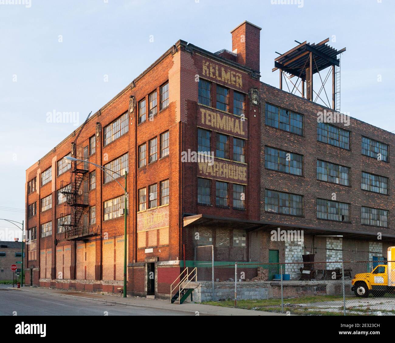 Industrial buildings in the Central Manufacturing District Stock Photo ...