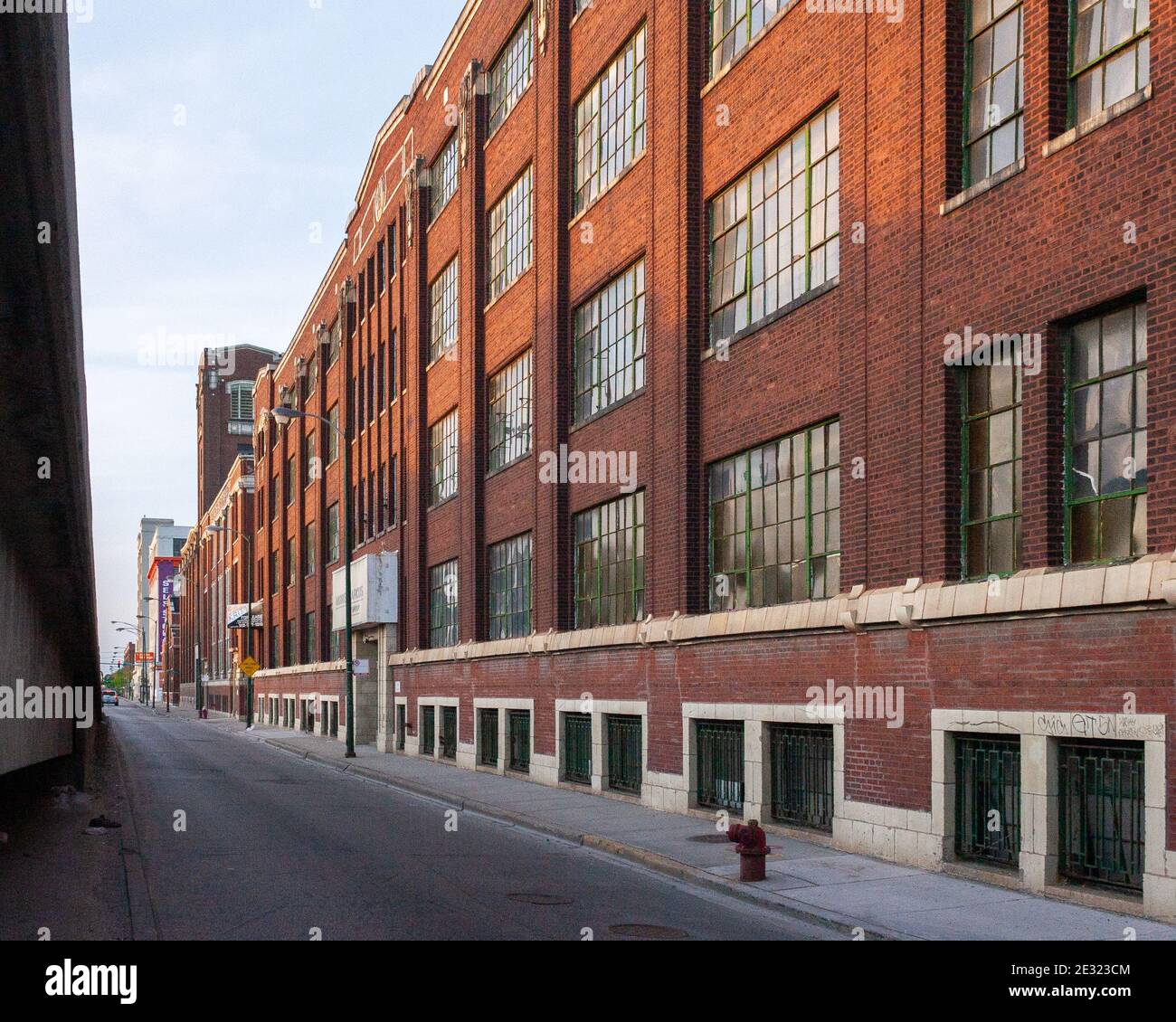 Industrial buildings in the Central Manufacturing District Stock Photo ...