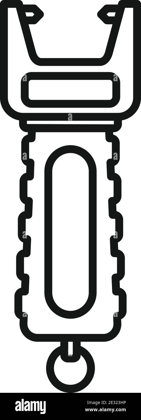 Electro shocker icon, outline style Stock Vector Image & Art - Alamy