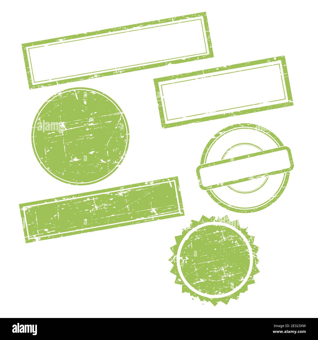 Vector grunge stamps without text. Set of Stamps Stock Vector Image ...
